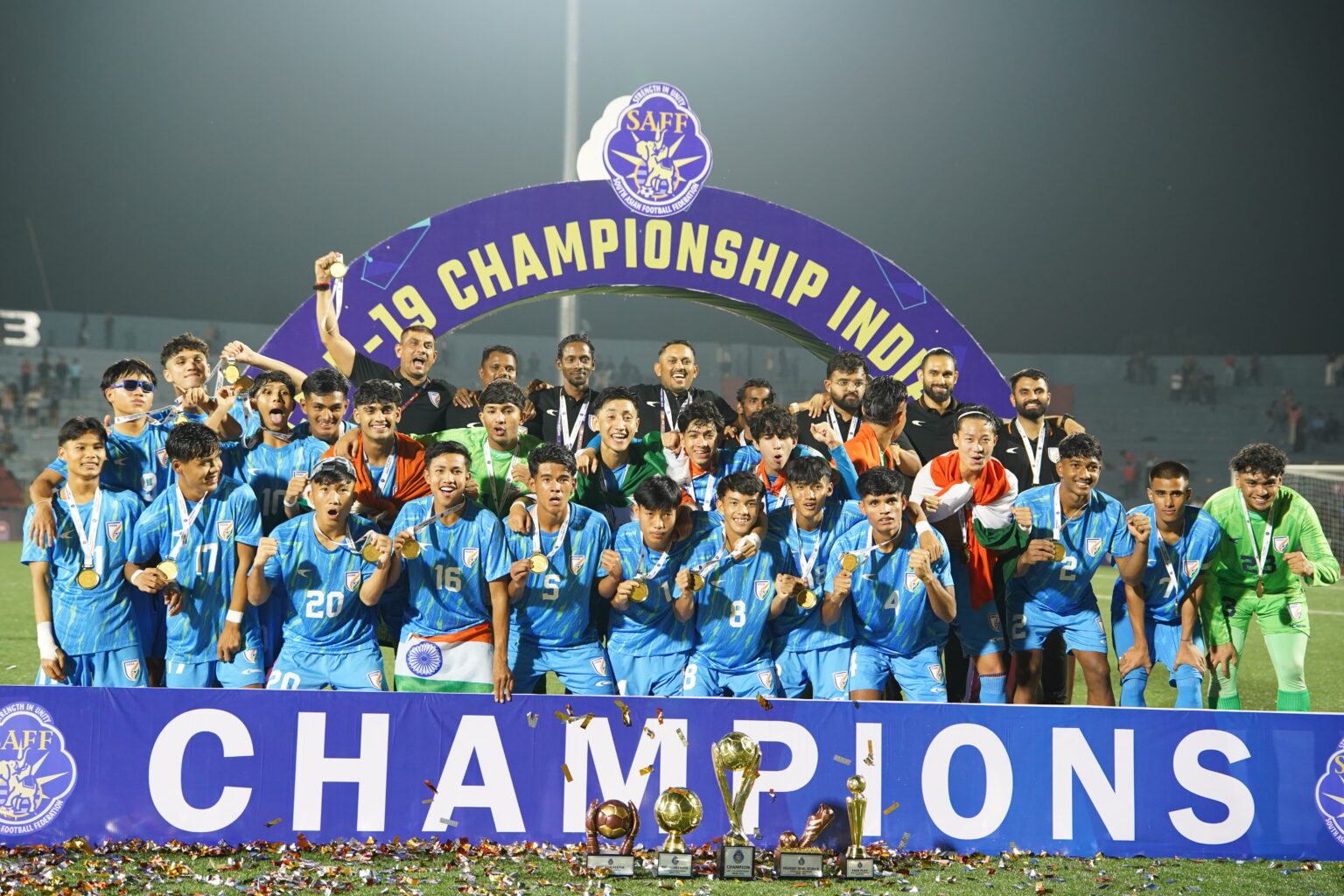 India crowned SAFF U19 Championship 2025 champions – SAFF